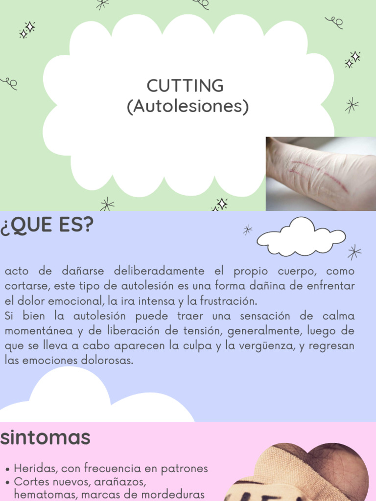 Cutting (Autolesiones) | PDF | Autolesiones | Las emociones