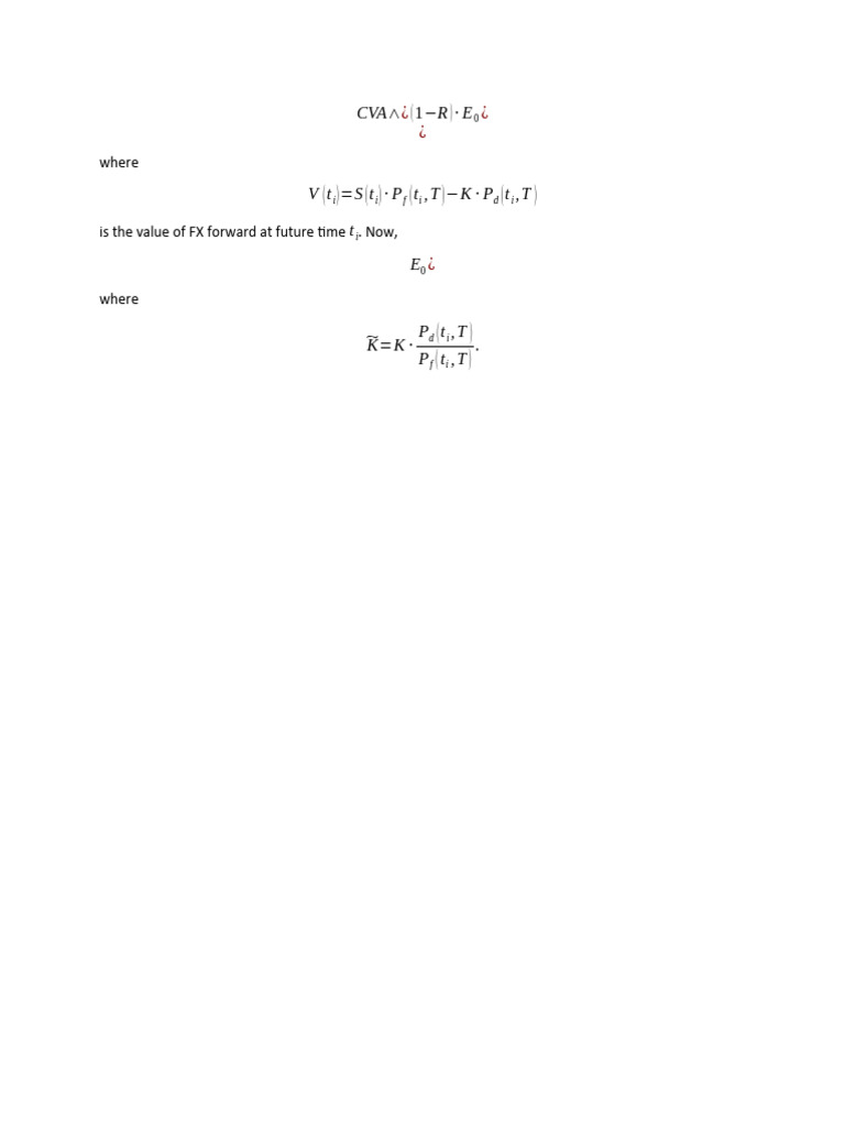 CVA of FX Forwards | PDF