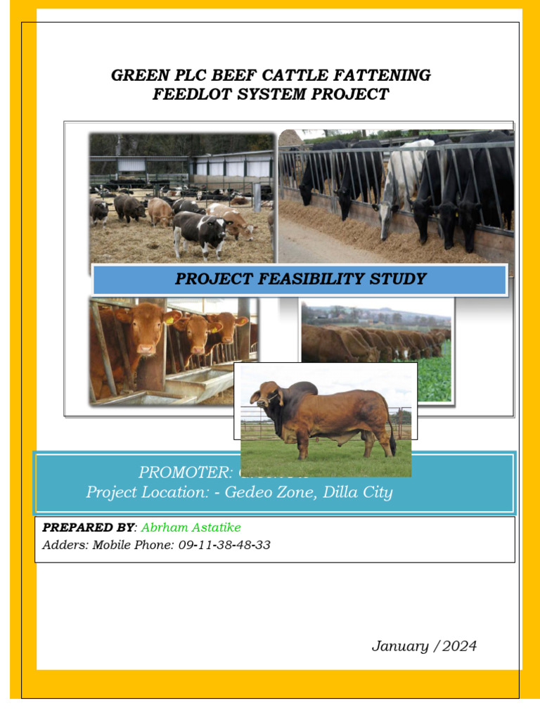 Green PLC Cattle Fatting Farm | Download Free PDF | Animal Feed | Meat