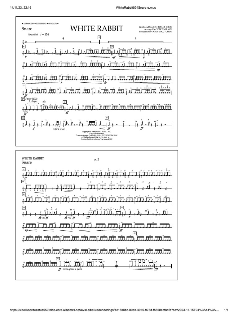 White Rabbit Snare | PDF