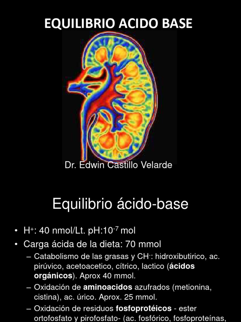 Equilibrio acido base | PDF | Solución tampón | Desordenes metabólicos