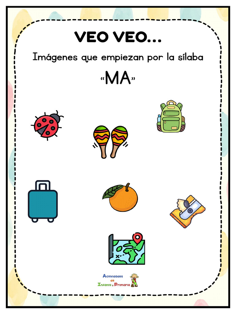 Veo Veo Conciencia Silabica | PDF | Bienestar | Estilo de vida