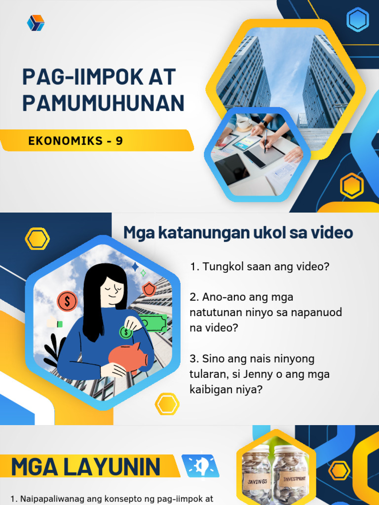 Pag-Iimpok at Pamumuhunan - G-9 Ekonomiks - Cadungog | PDF