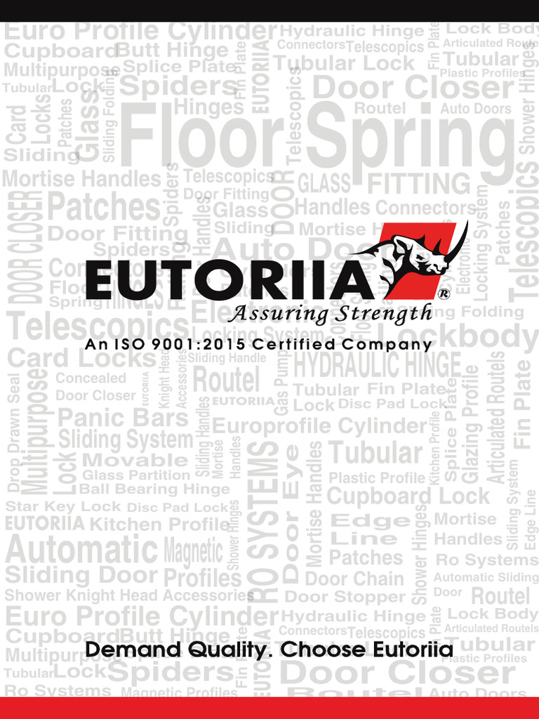 Eutoria Price List - A4 | PDF | Door | Architectural Elements