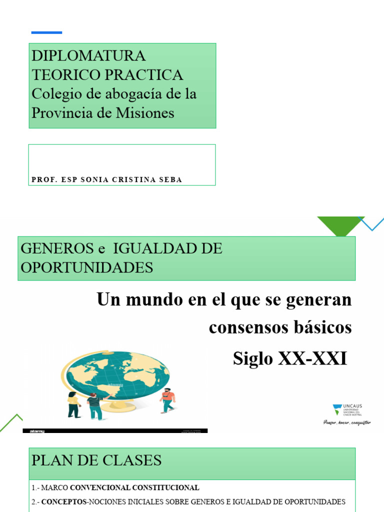 Diplomatura Teorico-practica Genero e Igualdad de Oportunidades | PDF | La violencia contra las ...