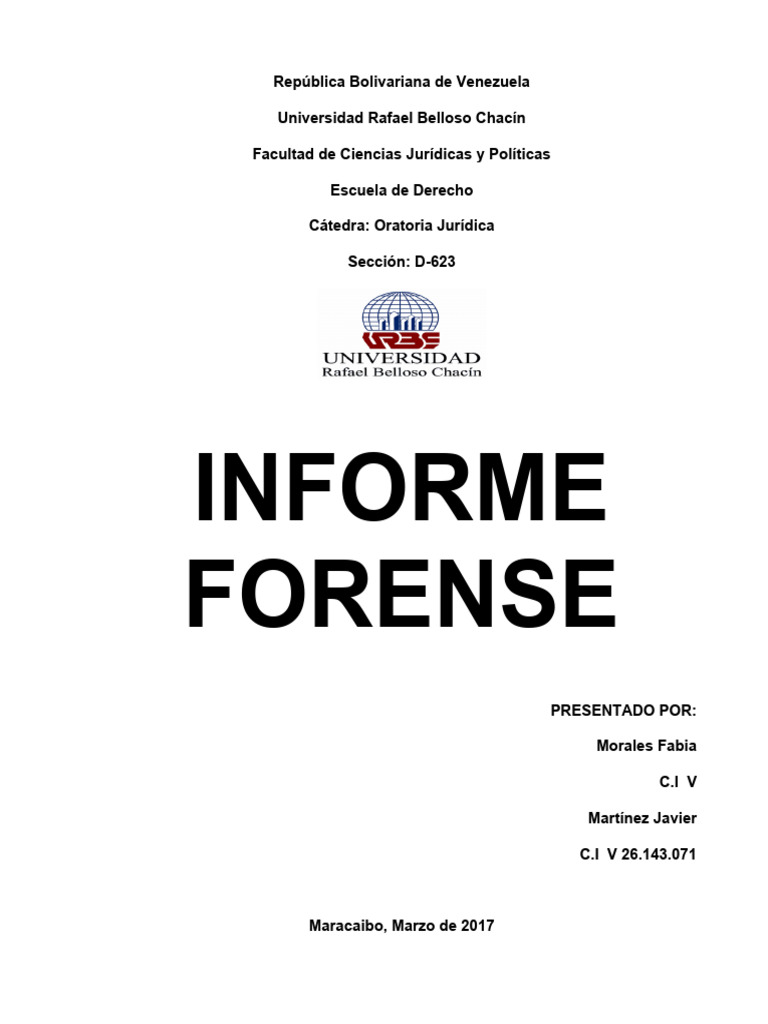 Informe forense | PDF | Debido al proceso | Constitución