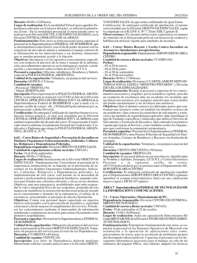 Pac 2024 | PDF | Policía | Documento de identidad