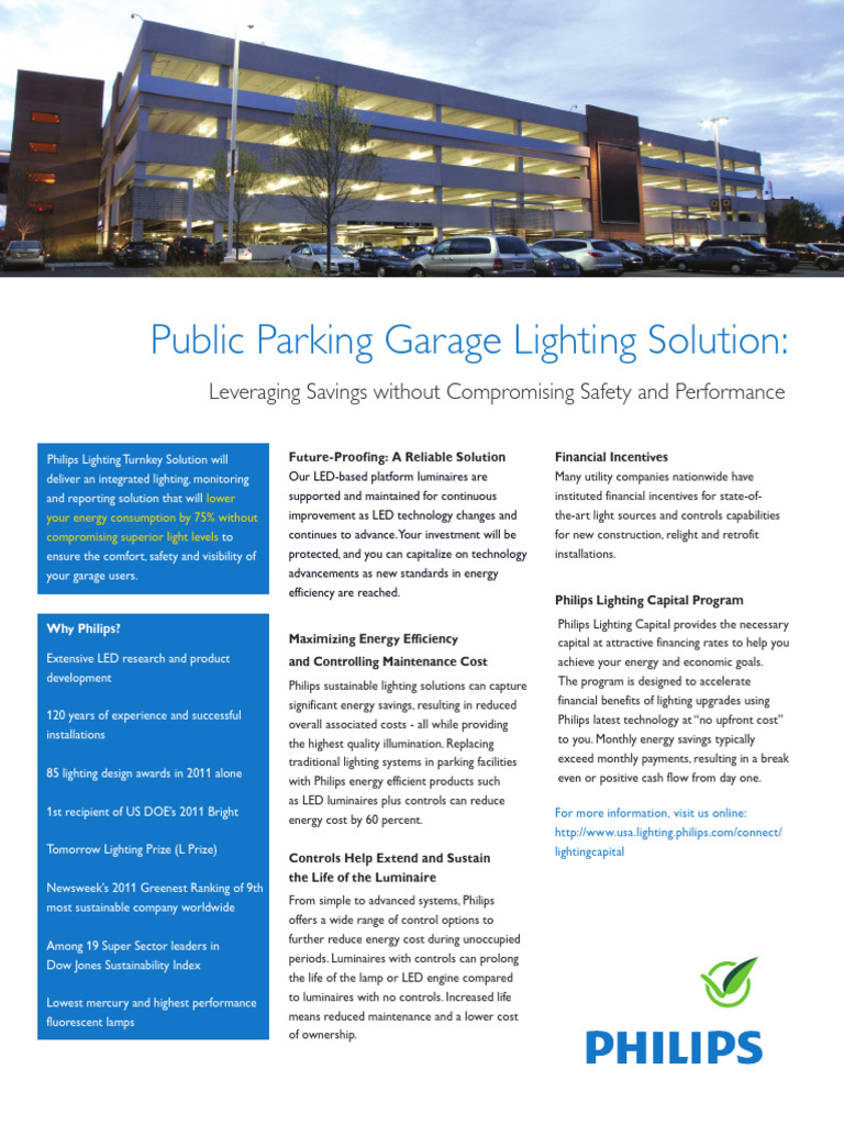 04 Philips Lighting Public Parking Garage Guide | PDF | Lighting ...