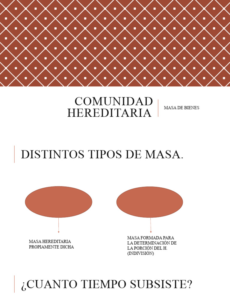 Administración de la Masa Hereditária | PDF | Herencia | Derecho privado