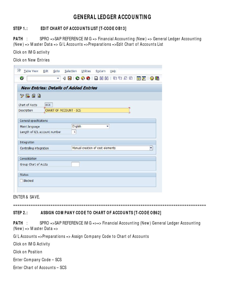 04 General Ledger Accounting | Download Free PDF | Debits And Credits ...