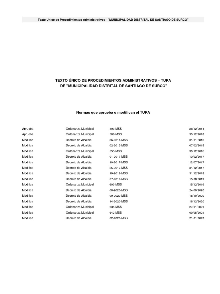 Tupa Surco | Descargar gratis PDF | Gobierno local | Apelación