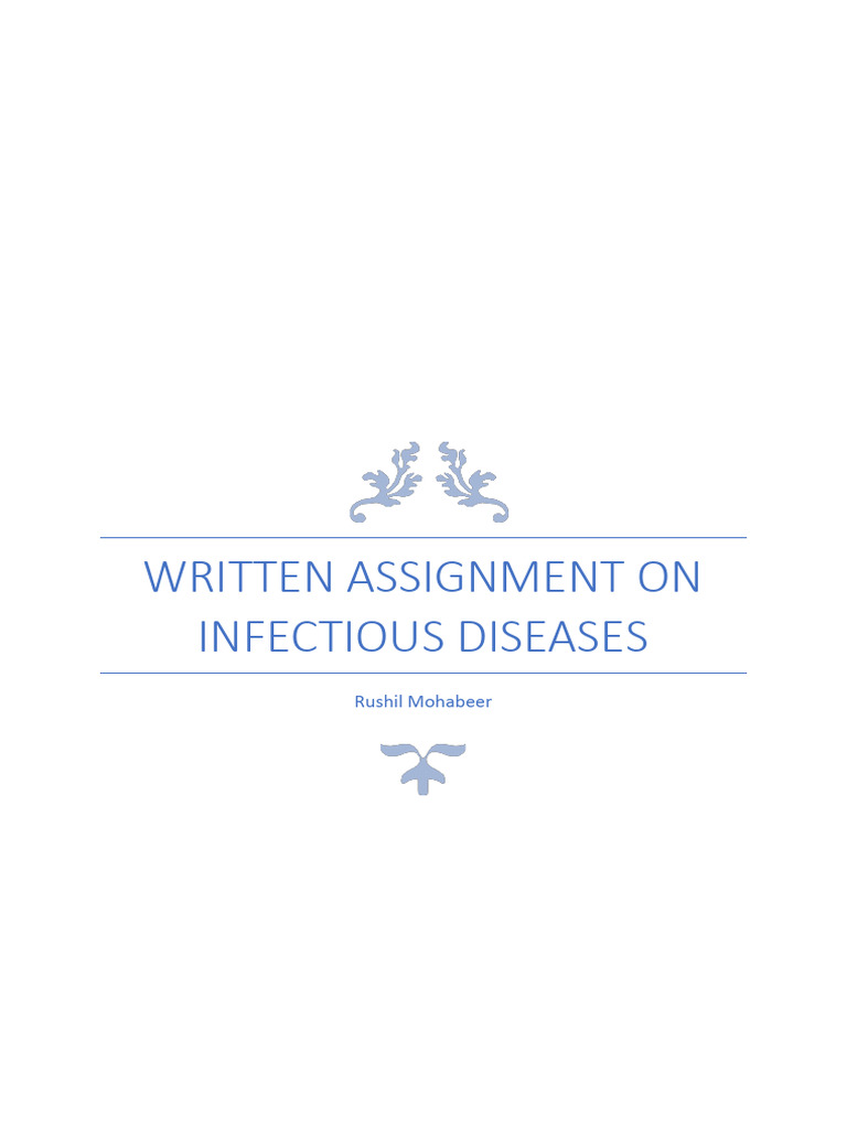 Infectious Disease Overview | PDF | Cholera | Bacteria