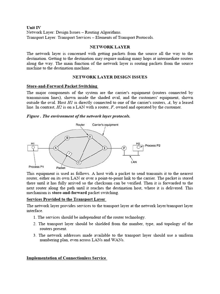 CN Unit Iv | PDF | Routing | Computer Network