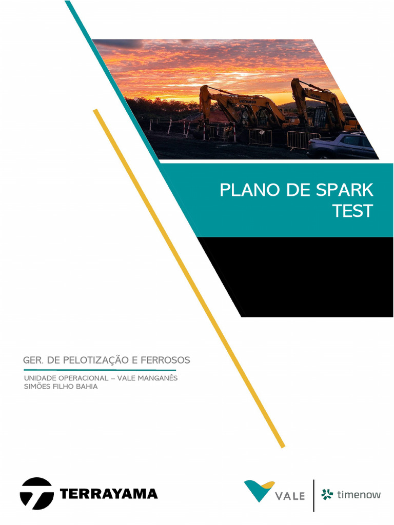 PLANO DE REALIZACAO DE SPARK TEST Assinado | PDF | Fonte de energia ...