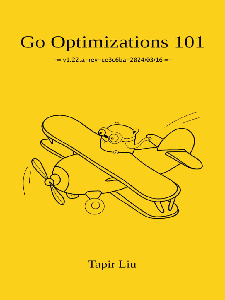 Go Optimizations 101 2024 Pdf Pointer Computer Programming Integer Computer Science