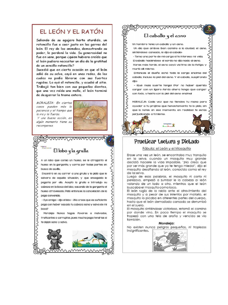 Fabulas Imprimir | PDF