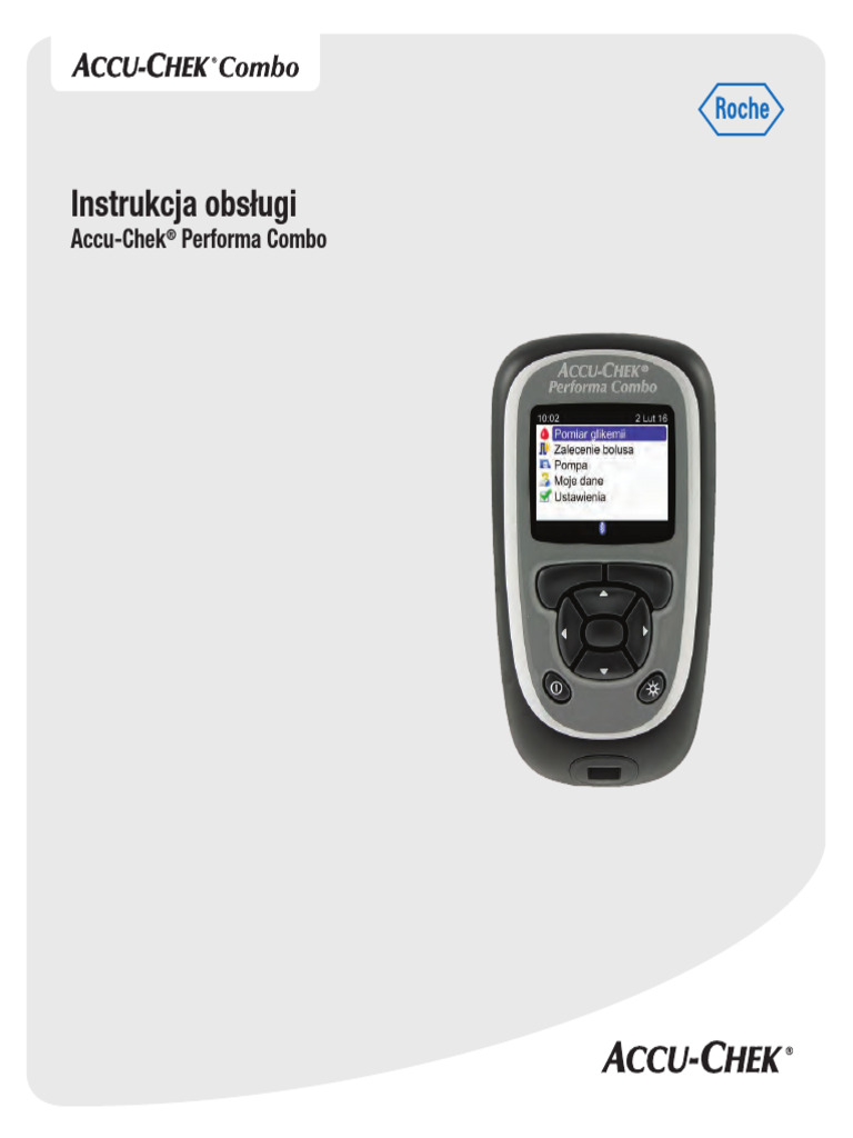 Instrukcja Obslugi Accu-Chek Performa Combo MGDL Manual | PDF