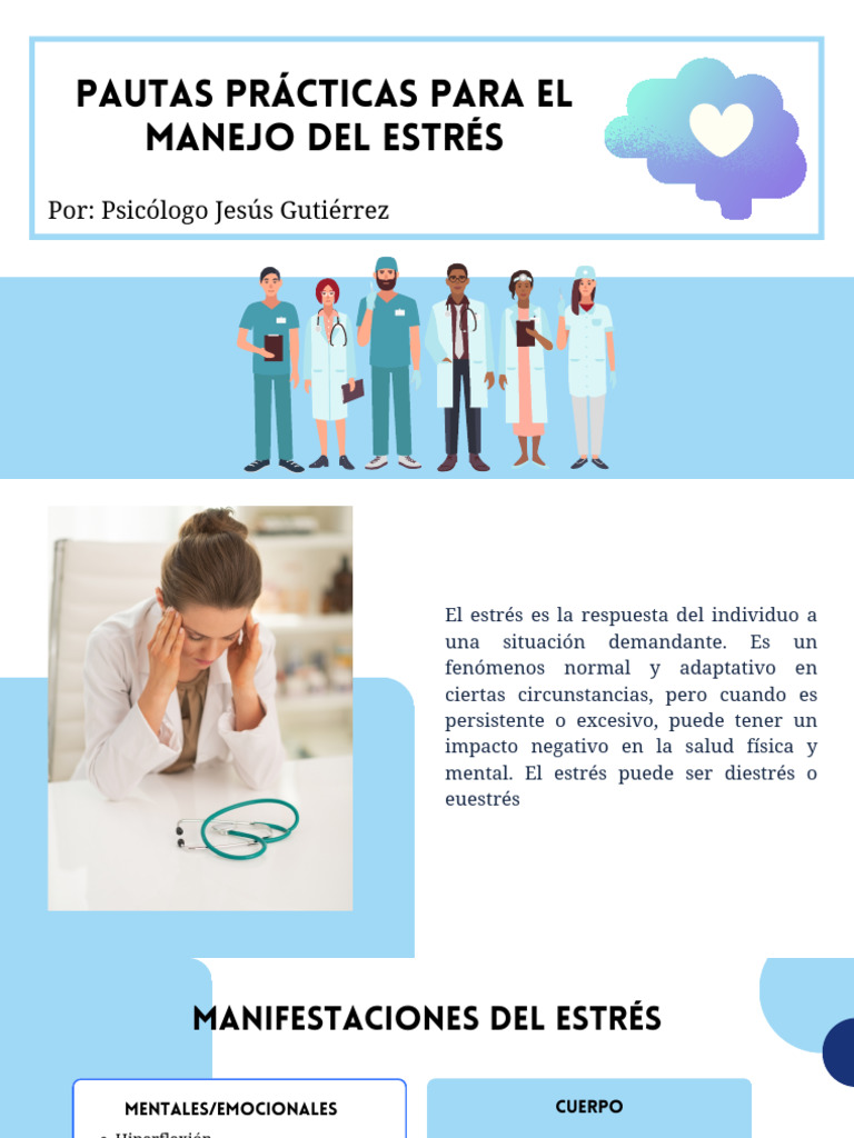 Pautas para El Manejo Del Estres | PDF | Estrés (biología) | Las emociones