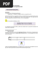 Music Theory: Auxiliary Notes | PDF | Interval (Music) | Harmony