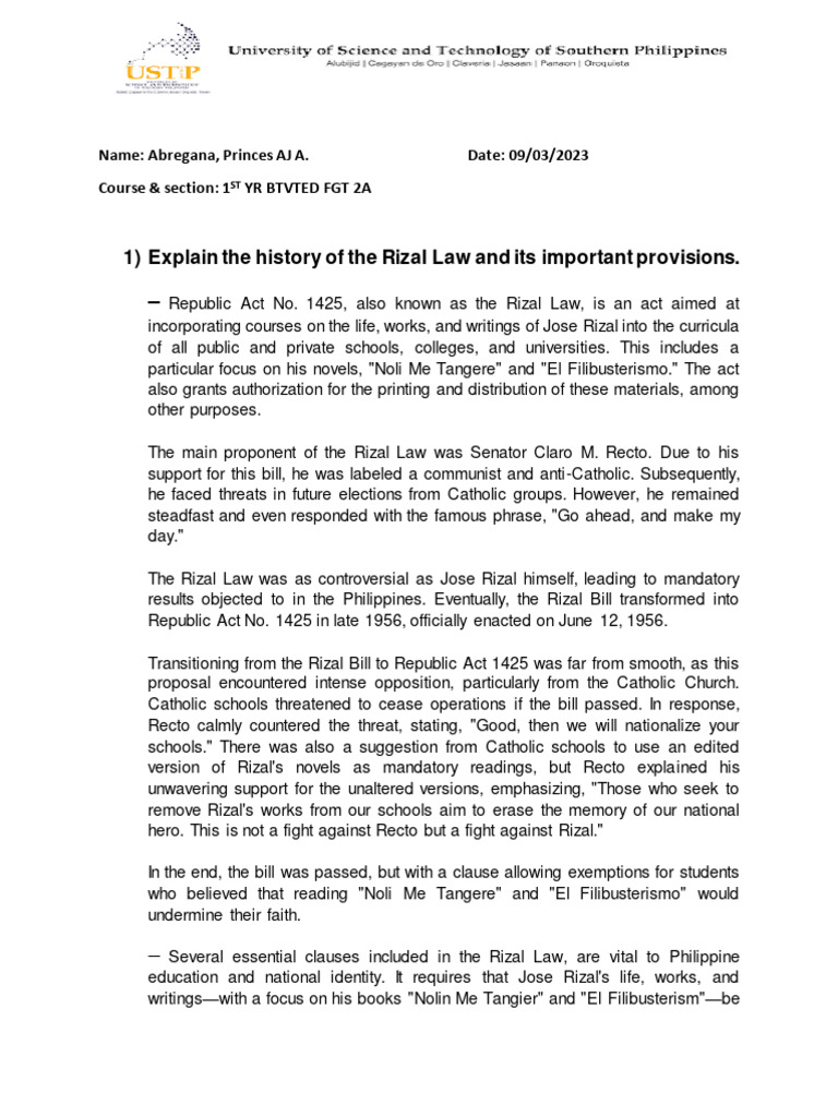 Abregana, Princes Chap1 Assignment | PDF