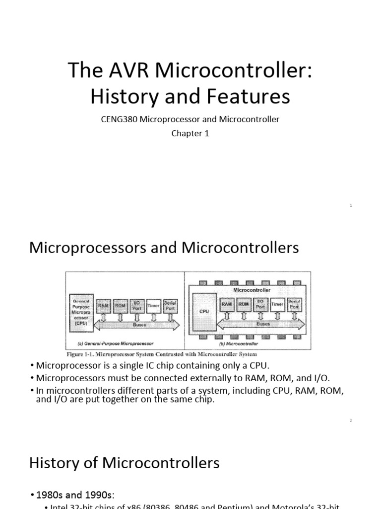 Chapter 1 | PDF | Microcontroller | Random Access Memory