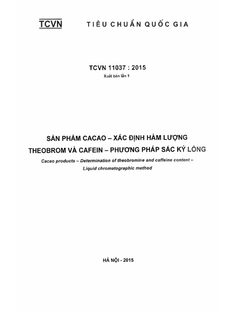 Tiêu chuẩn Quốc gia TCVN 11037 - 2015 (xuất bản lần 1) - 1053769 | PDF