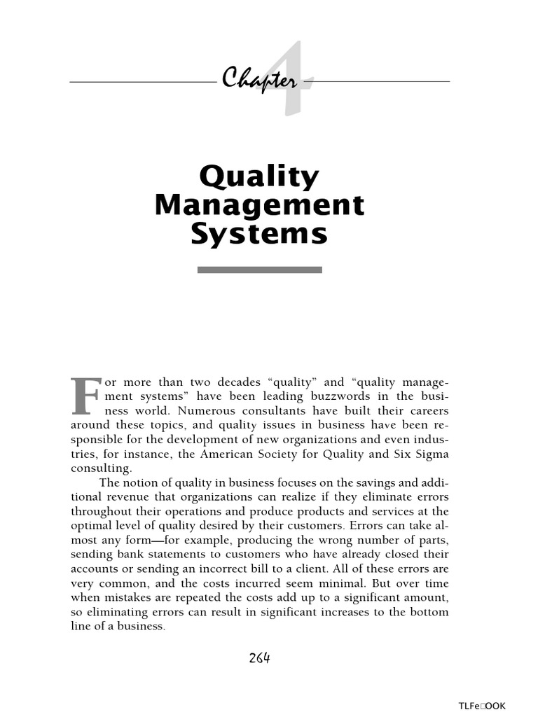Quality Management Systems | PDF