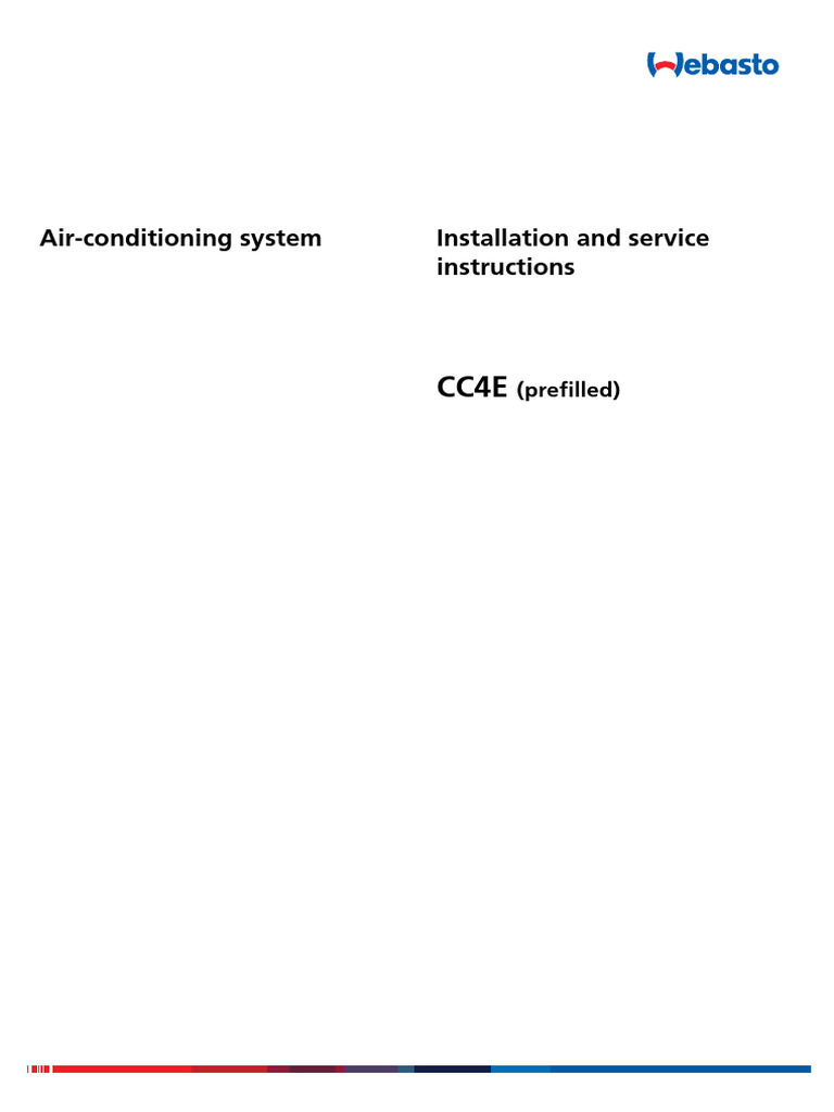 Air-Conditioning System Installation and Service Instructions | PDF | Manufactured Goods ...