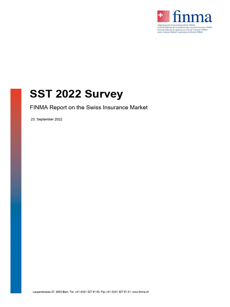 SST Survey 2022 | PDF | Balance Sheet | Insurance