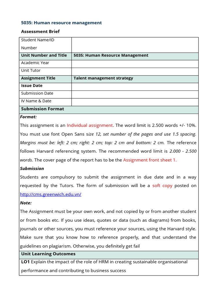 HRM Brief 1 | PDF | Human Resource Management | Employee Retention
