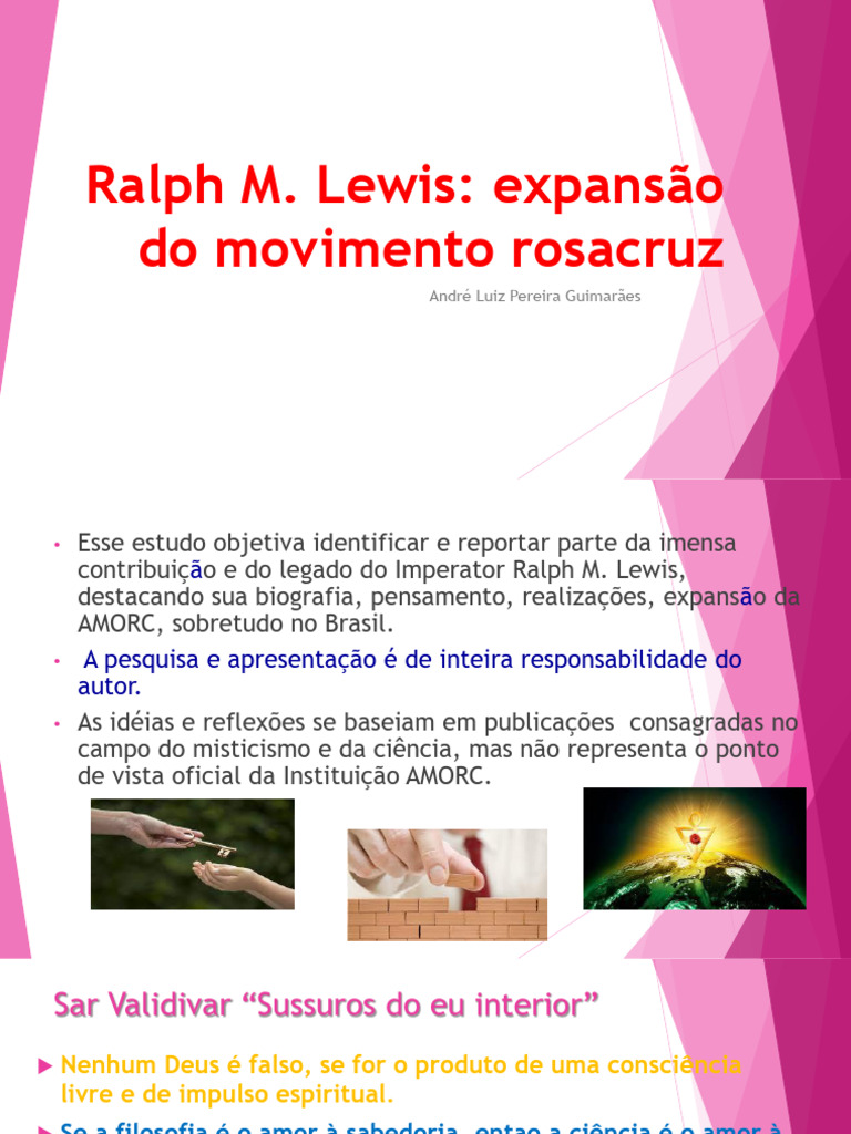 Ralph M. Lewis e A Expansao Da AMORC | PDF