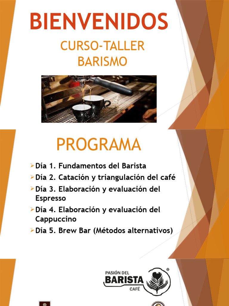 Fundamentos A Baristas Nivel 1 | PDF | café | Agua