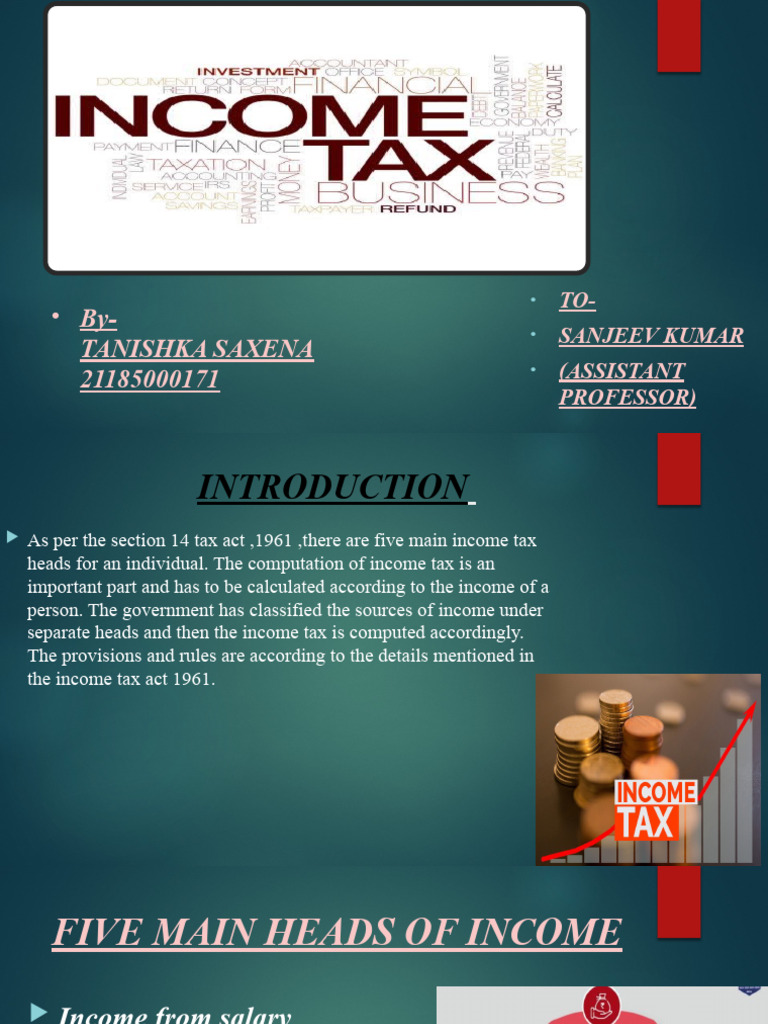 Income Tax Heads Explained: 5 Categories | PDF | Capital Gains Tax ...
