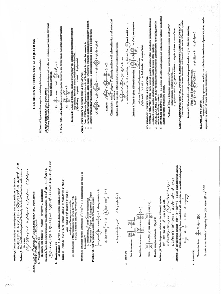 Differential Equation | PDF