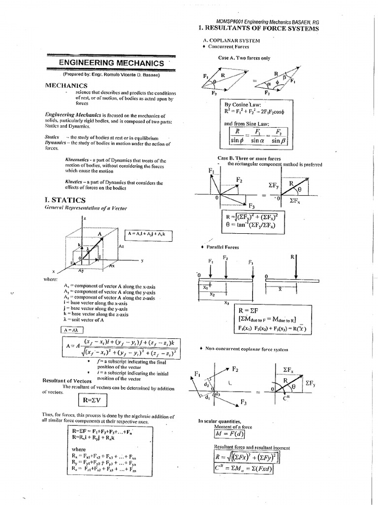 Engineering Mechanics | PDF
