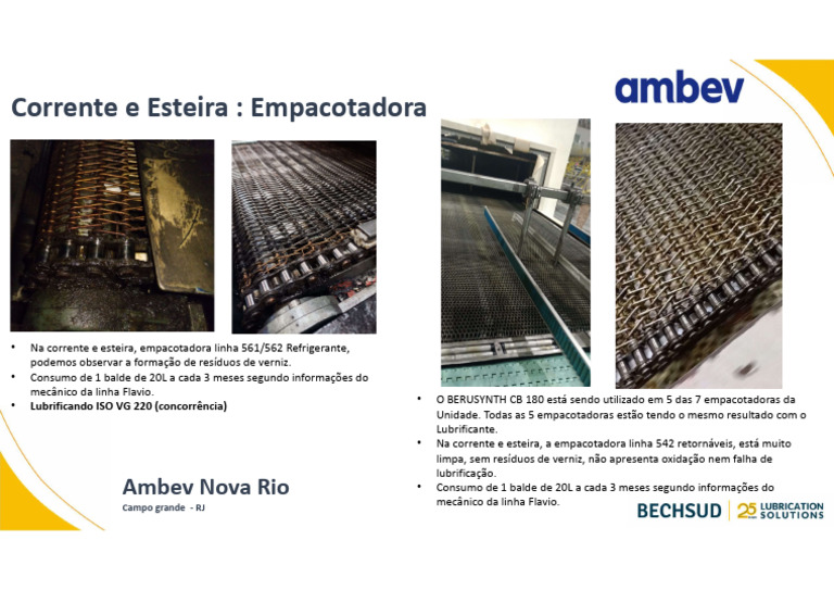 Ambev - CRJ - Empacotadoras - Berusynth CB 180 H1 | PDF | Tecnologia e Engenharia