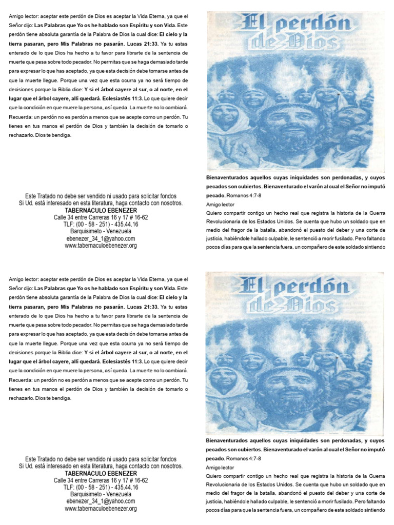 El Perdon de Dios | PDF | Perdón | Pecado