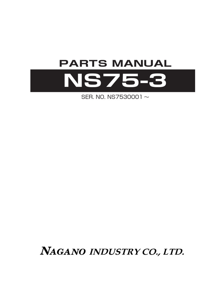 NS753pm | PDF | Washer (Hardware) | Nut (Hardware)