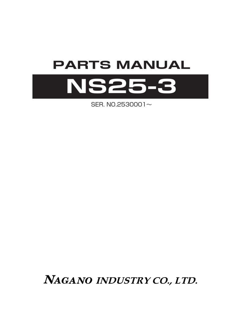 NS253 PM | PDF | Motor Vehicle | Vehicles