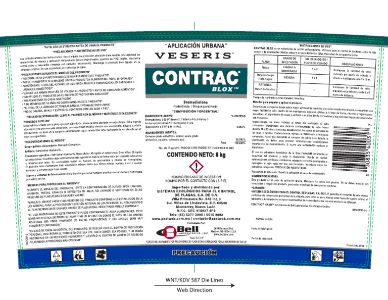 Etiqueta-Contrac Blox | PDF