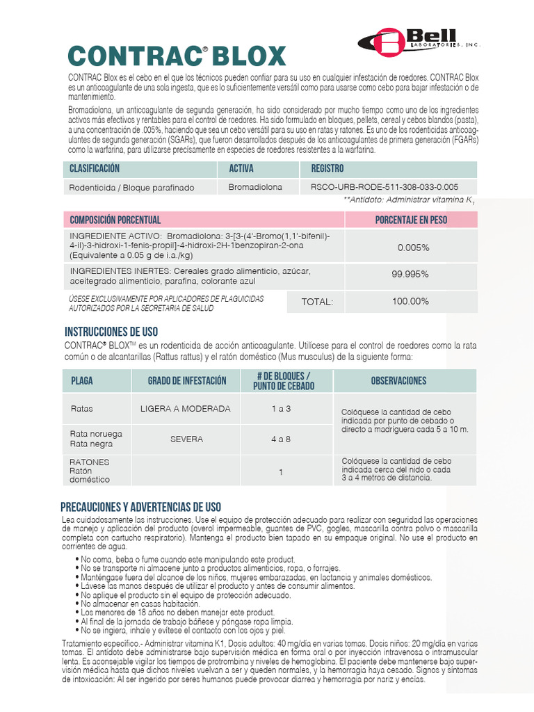 Ficha Técnica-Contrac Blox | PDF | Tecnología