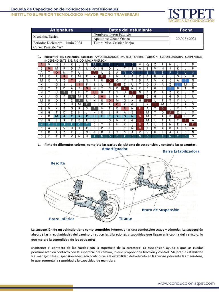 Tarea #9 | PDF | Industria automotriz | Vehículos terrestres
