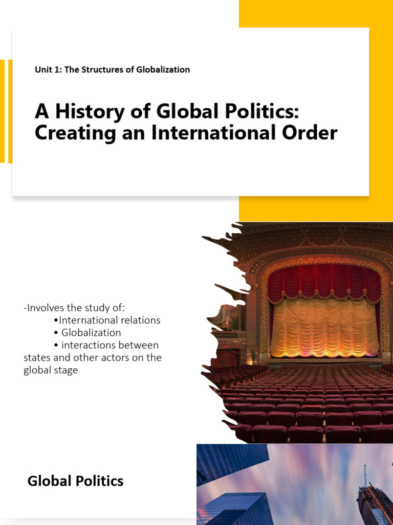 A History of Global Politics | PDF | Internationalism (Politics ...