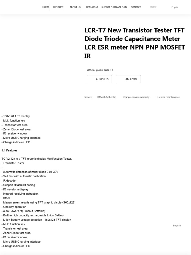 LCR T7 | PDF | Transistor | Diode