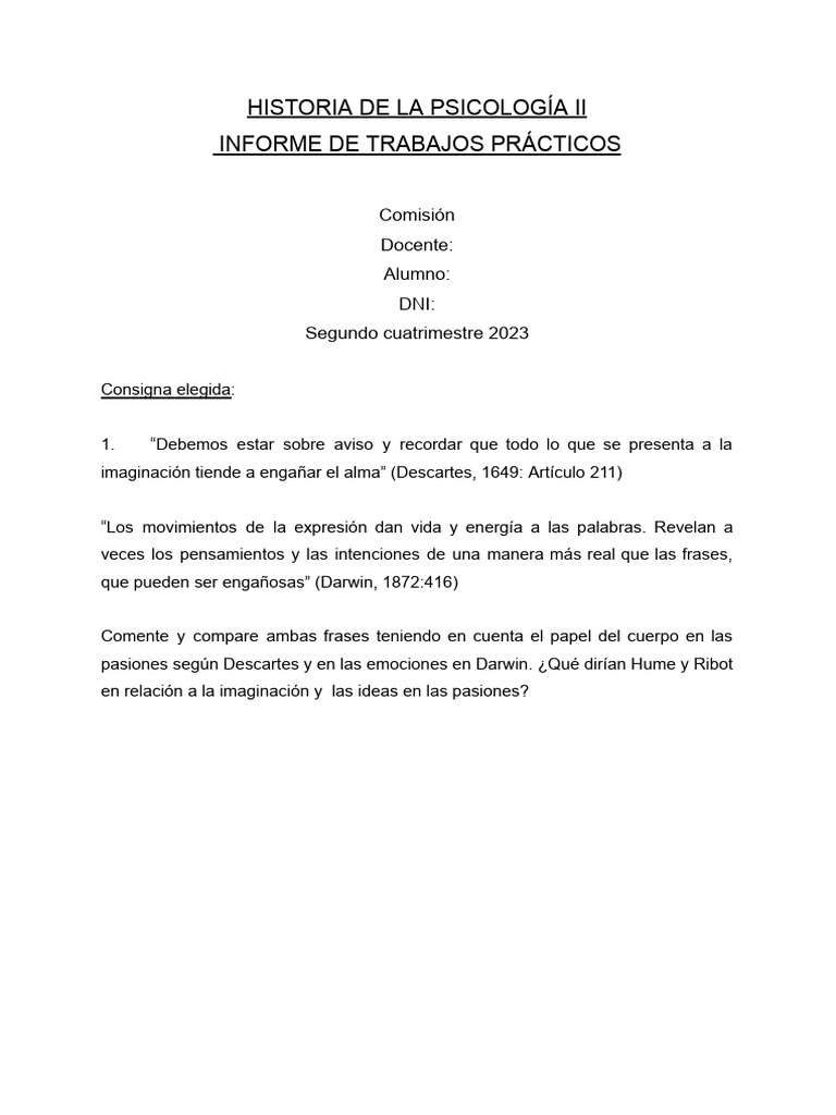 INFORME HISTORIA Ibarra, Ejemplo. (Nota 9) | PDF | René Descartes | Las ...