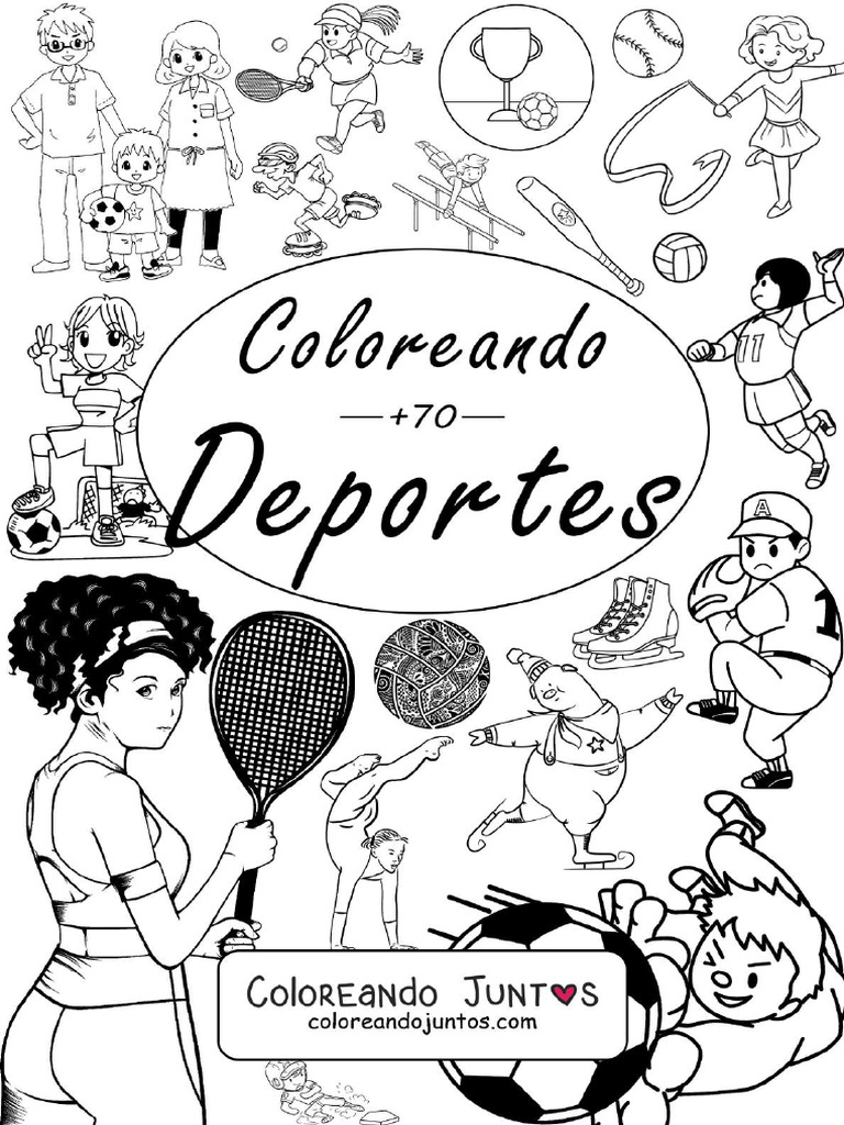 15 Libro para Colorear de Deportes | PDF