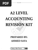 O Level - Accounting Notes (7707) | PDF