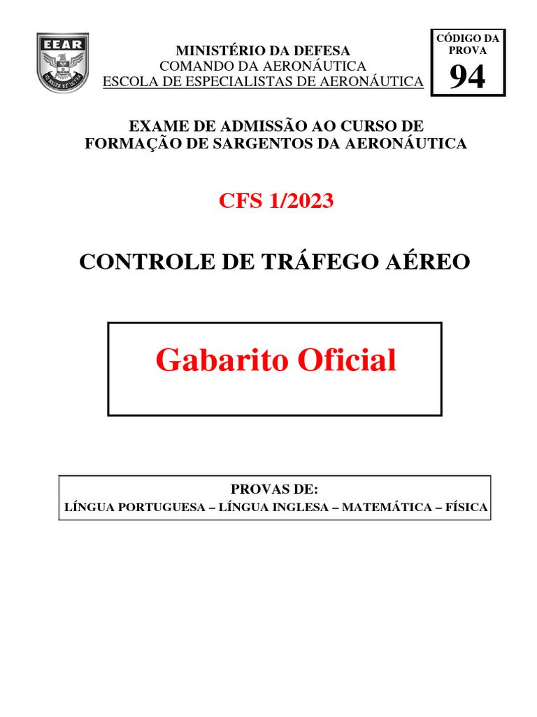 Prova - Cfs 1 2023 - Cod - 94 - 28 06 2022 08 24 48 | PDF
