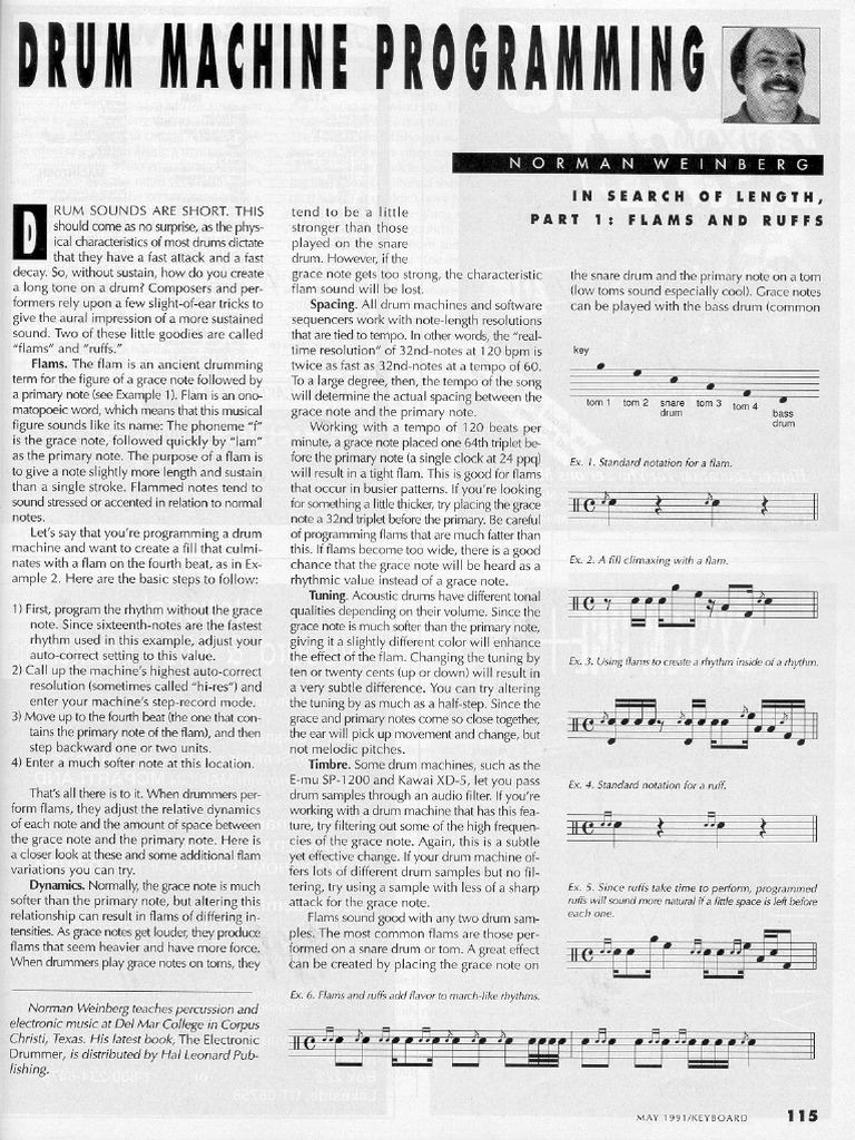 Drum Machine Programming | PDF