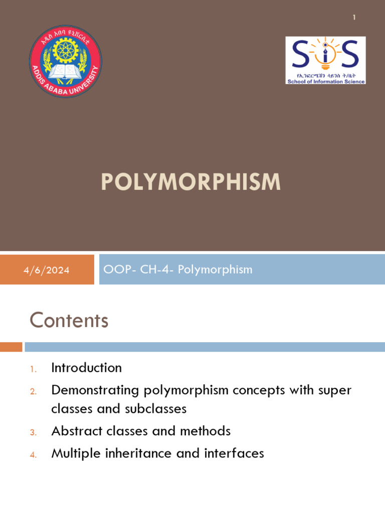 OOP-Chapter 4 | PDF | Inheritance (Object Oriented Programming) | Method (Computer Programming)